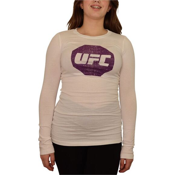 UFC | Tops | Ufc Womens Distressed Logo Graphic Tshirt White Nwt | Poshmark